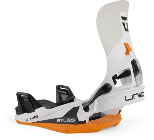 Union ATLAS STEP ON Binding white orange | Warehouse One