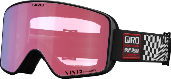 Giro METHOD Goggle black and white vertigo/vivid ember/vivid infrared ...