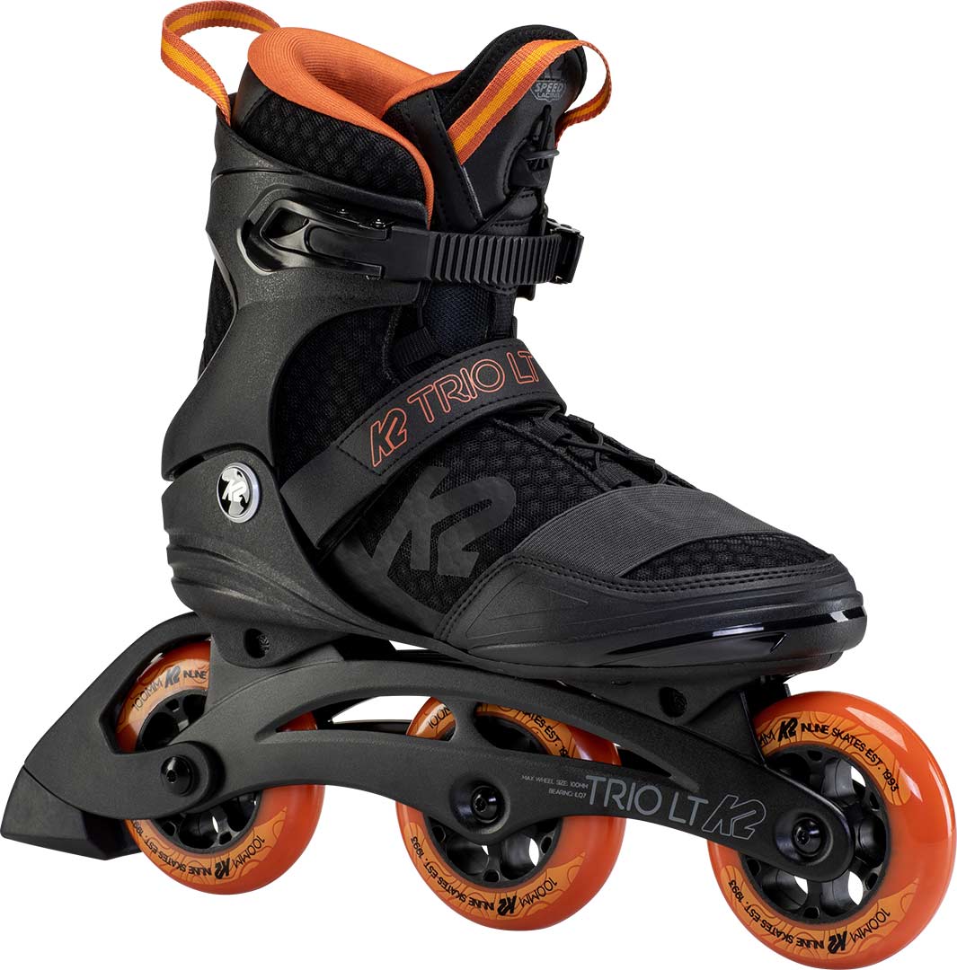 K2 Inline Skates Trio Lt 100 M mit K2 Softboot ILQ-7 Kugellager Gr 44 ...